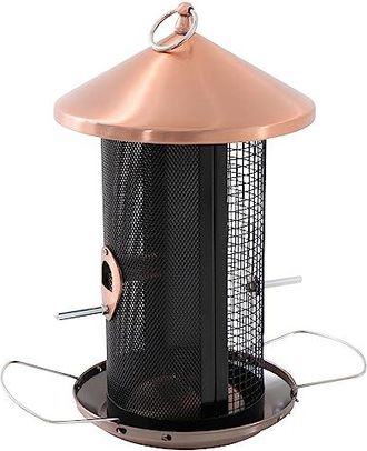 Siena Garden Futtersäule Kupfer doppel Nüsse und Mischfutter