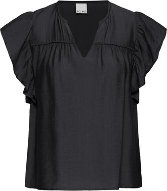 Ichi Ichi, Femme, Blouses et Chemises, Noir, Taille: 36 FR Blouse