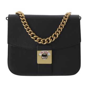 Maison Margiela New Leather Lock Square Schultertasche - - Bags - Damen - Schwarzk - ONE SIZE