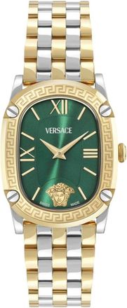 Versace Femme, Accessoires, Vert, Taille: ONE Size Montre Greca Couture
