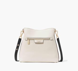 Kate Spade New York Hudson Colorblock Schultertasche Aus Genarbtem Leder
