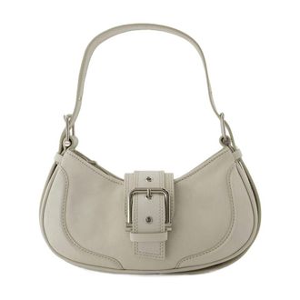 Osoi Womens Brocle Shoulder Bag White Calfskin