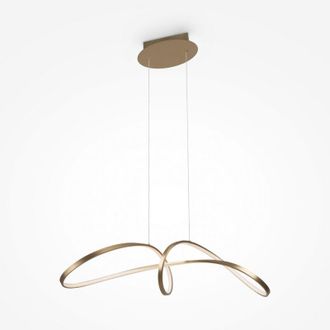 Maytoni Maytoni - Curve Plafonnier led Moderne Int&eacute;gr&eacute; Or 4000K