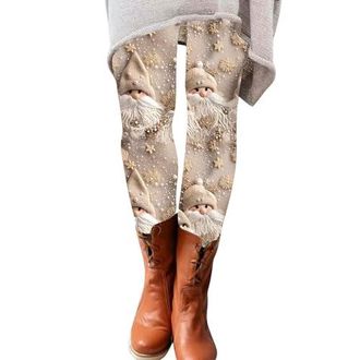 Generico Legging Femme &Eacute;l&eacute;gant Offre Legging Femme Coton Contenant Pantalon Jogging &Eacute;lastique Collants Femmes Fantaisie Sportifs Chauds Leggings Dr&ocirc;le pour No&euml;