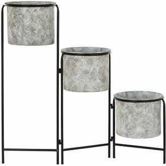 DKD Home Decor Oktogspiegel. Silber pvc 59x3x59 Cmelegant f&uuml;r alle Familienh&auml;user Dekoration f&uuml;r alle Umgebungen