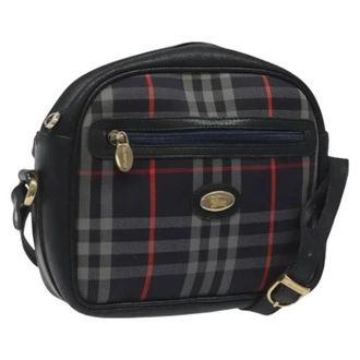 Burberry Sac &agrave; bandouli&egrave;re en toile Pre-owned - Femme - Pre-owned - Multicolore - Taille: ONE Size