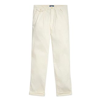 Ralph Lauren Homme, Pantalons, Blanc, Taille: W31 Pantalon Coupe Droite