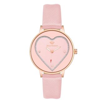 Juicy Couture Femme, Accessoires, Rose, Taille: ONE Size Montre analogique en quartz rose Polipriel