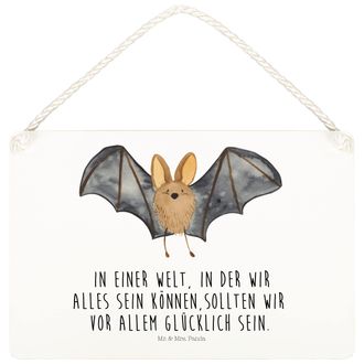 Mr. & Mrs. Panda Schild Fledermaus Fl&uuml;gel DIN A5 - Geschenk, Lustige Spr&uuml;che, mit Spruch, kleine aufmerksamkeit, holzbild, T&uuml;rschild, wandtafel
