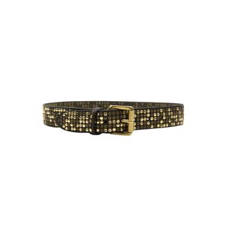Alberto Luti Ceinture &agrave; clous - Femme - Accessoires - Noir - Taille: 85 CM