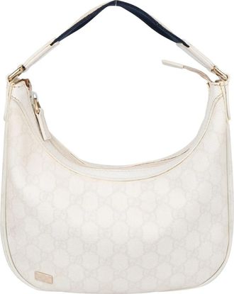 Gucci Crossbody Bags - Gucci GG Monogram Handbag - Gr. unisize - in Wei&szlig; - f&uuml;r Damen