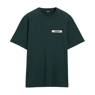 Jacquemus The Gros Grain T-Shirt - - Tops - Herren - Gr&uuml;n - M