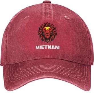 Generic Casquette De Sport,Drapeau Vietnamien du Vietnam,Casual Casquette Trucker Confortable Chapeau De Papa pour Adulte Outdoor Running