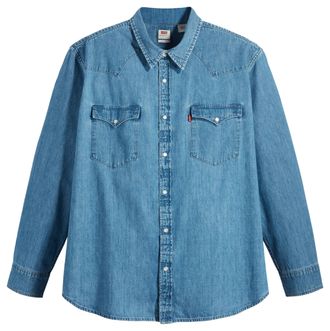Levi's Herren Big & Tall Classic Western Hemd mit Knopfleiste, Franklin Stone Wash, Blau, 2XL