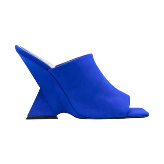 The Attico Blaue Wildleder Mules Cheope Stil - - Shoes - Damen - Blau - 38 EU