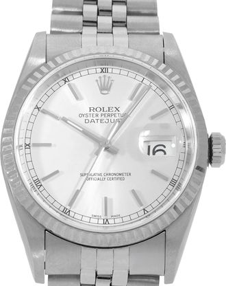Rolex Uhren - Datejust - Gr. unisize - in Silber - f&uuml;r Damen