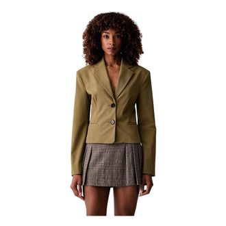 Pinko Pinko - Blazer Teroldego - Femme - Vestes - Vert - Taille: 36 FR