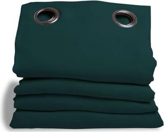 MOONDREAM Rideau Anti-Bruit 3-en-1, Isolation Phonique, Thermique Hiver & &Eacute;t&eacute;, 100% Occultant, Technologie Brevet&eacute;e, Fabriqu&eacute; en UE, Oeillet, 140 x 260 (LxH) cm