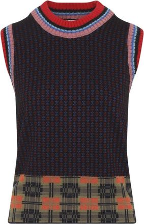 Dries Van Noten Temi Strickweste - - Knitwear - Damen - Mehrfarbig - M