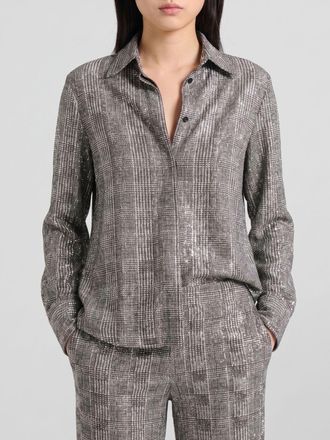 Ermanno Scervino Chemise en viscose &agrave; imprim&eacute; Prince de Galles et col fran&ccedil;ais