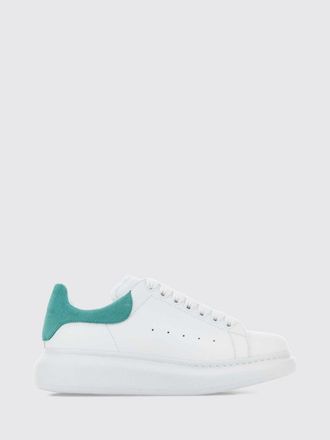 Alexander McQueen McQueen Baskets Oversize en cuir de veau et daim avec semelle chunky bicolore