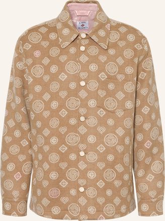 Casablanca Overjacket Aus Flanell beige