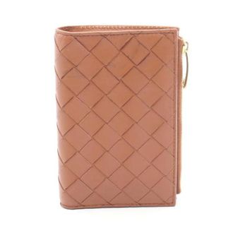 Bottega Veneta Portefeuille Pre-owned en cuir dagneau Intrecciato - Homme - Pre-owned - Brun - Taille: ONE Size