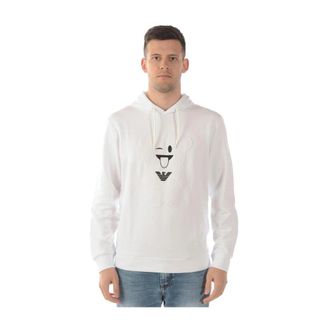 Emporio Armani Sweatshirt Hoodie - - Sweatshirts & Hoodies - Herren - Wei&szlig; - S