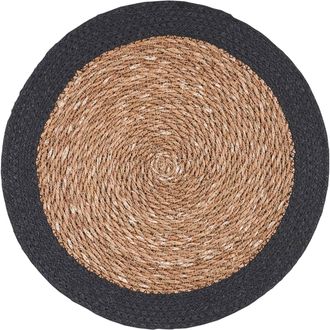 Butlers Platztset Rand 38cm aus Seegras & Jute doppelseitig -Sauvage- abwaschbares Tischset f&uuml;r den gedeckten Tisch | Platzdeckchen schmutzabweisende Tischmat