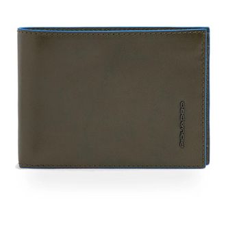 Piquadro Pu257B2R Leder Geldb&ouml;rse mit 4 Kartenf&auml;chern und M&uuml;nzfach - - Accessories - Herren - Gr&uuml;n - ONE SIZE