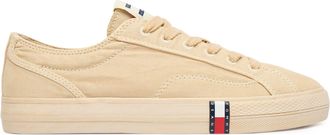 Tommy Jeans Sneakers aus Stoff Tommy Jeans Archive Vulc Y2K Washed Canvas EN0EN02957 Beige