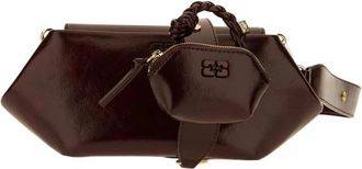 Ganni Schultertasche - - Bags - Damen - Rot - ONE SIZE