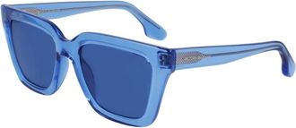 Victoria Beckham Femme, Accessoires, Bleu, Taille: ONE Size Vb644S Lunettes de soleil