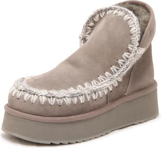 Mou Femme, Chaussures, Gris, Taille: 40 EU Mini Bottes Plateforme Eskimo