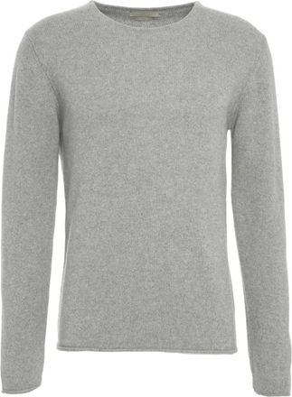 Daniele Fiesoli Homme, Pulls, Gris, Taille: XL Pull en Cachemire Col Rond Grigio