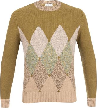 Ballantyne pull à losanges - Vert