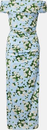 Carolina Herrera Robe midi &agrave; fleurs