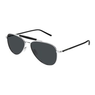 Saint Laurent Herren, Accessories, Grau, 57 MMGr&ouml;&szlig;e