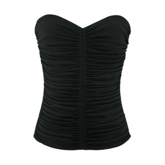 Saint Laurent &Auml;rmelloses Top - - Tops - Damen - Schwarzk - XS