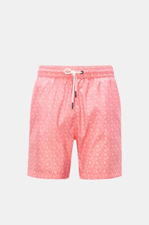 04651/ Herren - Badeshorts koralle gemustert