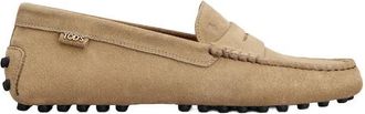 Tod's Classic Brown Leather Moccasins With Distinctive D - Gr. 36,5 (EU) - in Braun