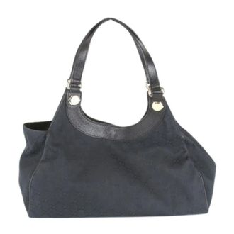 Gucci Sac bandouli&egrave;re Pre-owned en toile - Femme - Pre-owned - Noir - Taille: ONE Size