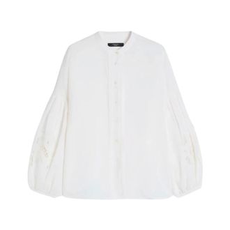 Max Mara Damen, Blusen & Hemden, Wei&szlig;, 2XSGr&ouml;&szlig;e