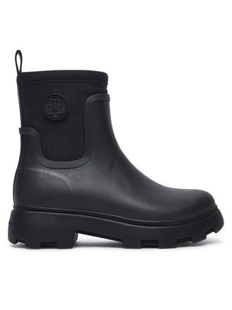 Tommy Hilfiger Gummistiefel Th Stamp Warm Ankle Rain Boot FW0FW09544 Schwarz
