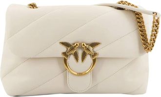 Pinko Pinko, Femme, Sacs, Blanc, Taille: ONE Size Love Classic Puff