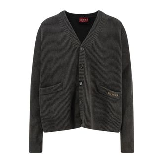 Gucci Luxuri&ouml;ser Woll-Kaschmir-Pullover - - Knitwear - Herren - Gr&uuml;n - M