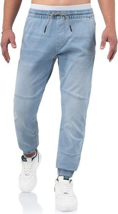 Indicode Schlupfhose Oltjon bequeme lässige Freizeithose in Jeansoptik mit elastischem Bund