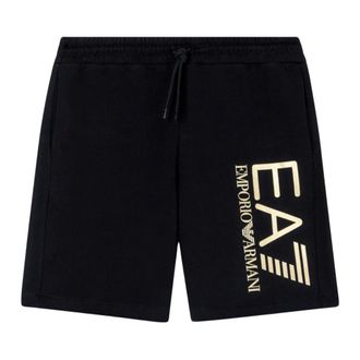 Emporio Armani Emporio Armani Ea7, Homme, Shorts, Noir, Taille: XS Short Sportif en Molleton Fran&ccedil;ais