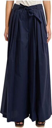 Manila Grace Femme, Pantalons, Bleu, Taille: 36 FR Pantalon ample