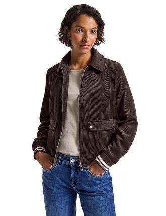 Street One Kurze Cordjacke deep roast brown 44
